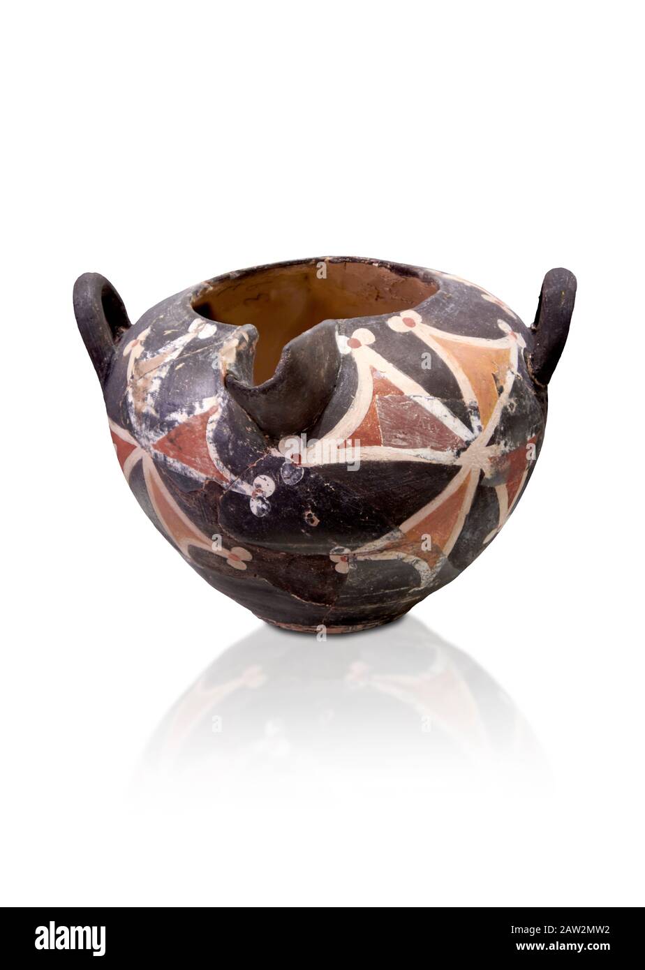 Minoan Kamares Ware with polychrome decorations , Phaistos 1900-1700 BC ...