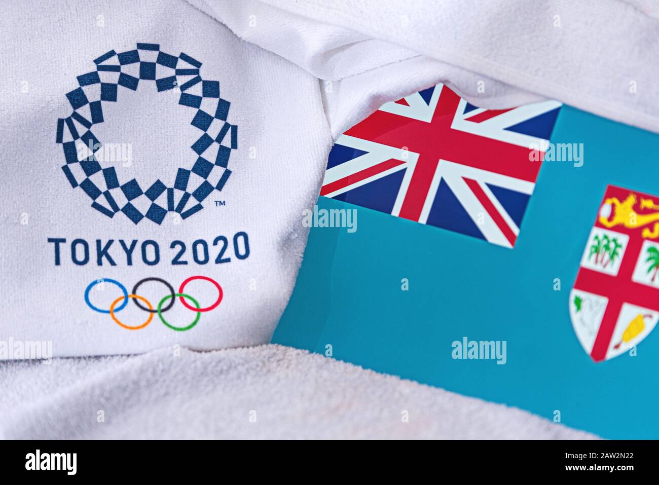 Japan fiji flag hi-res stock photography and images - Alamy