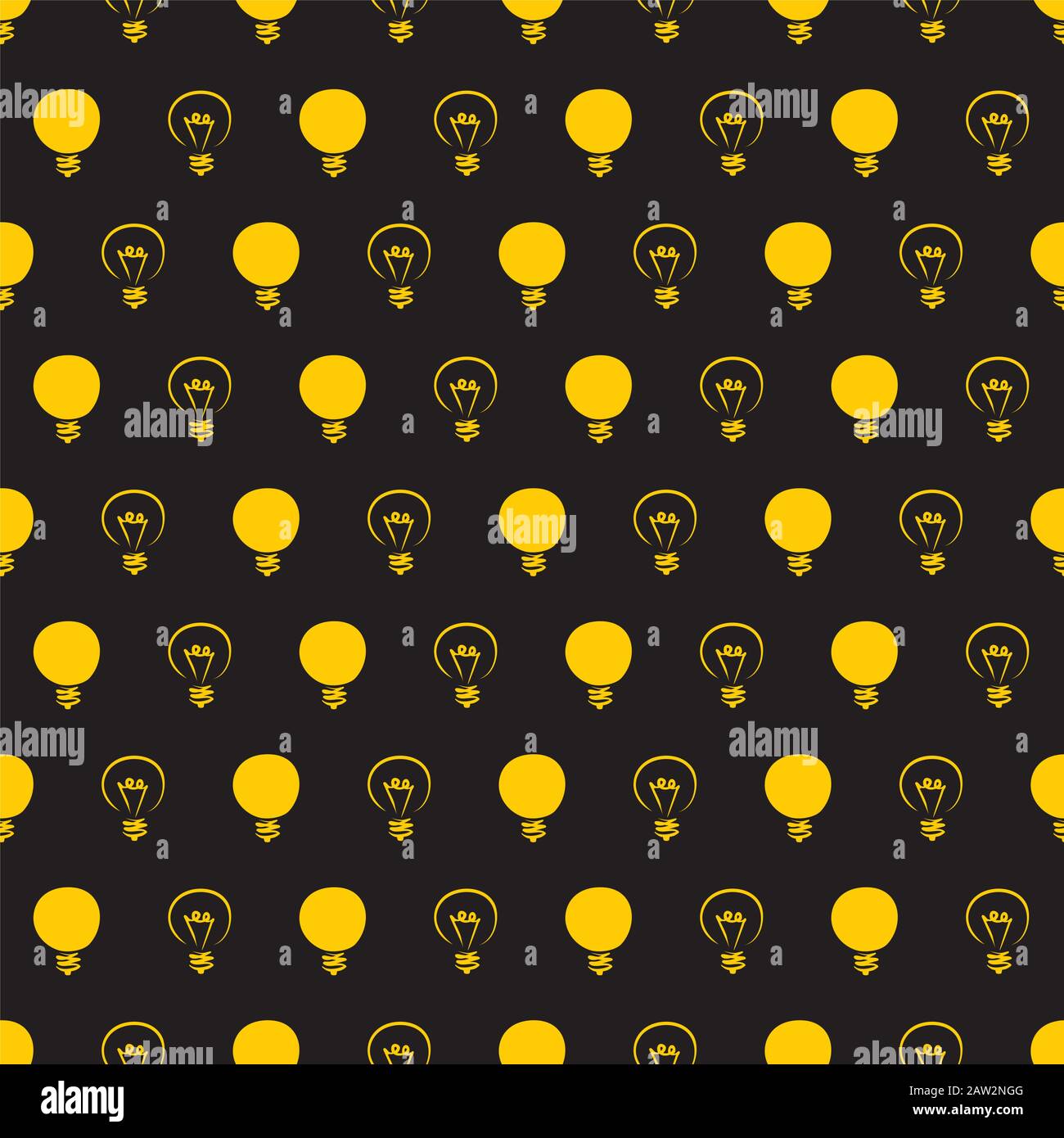 Light bulbs seamless texture Stock Vector Images - Alamy