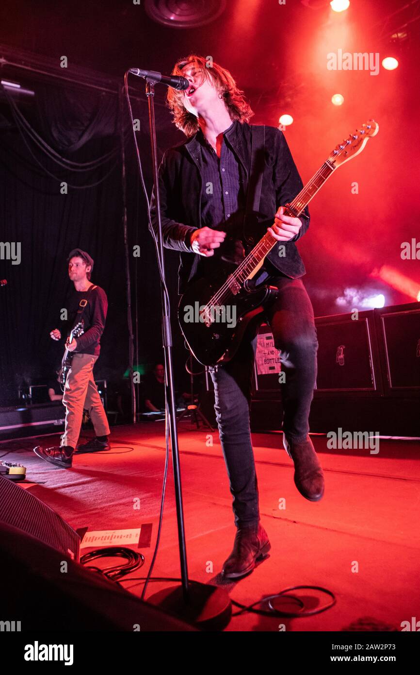 Milan Italy. 05 February 2020. The The North Wales rock band CATFISH ...