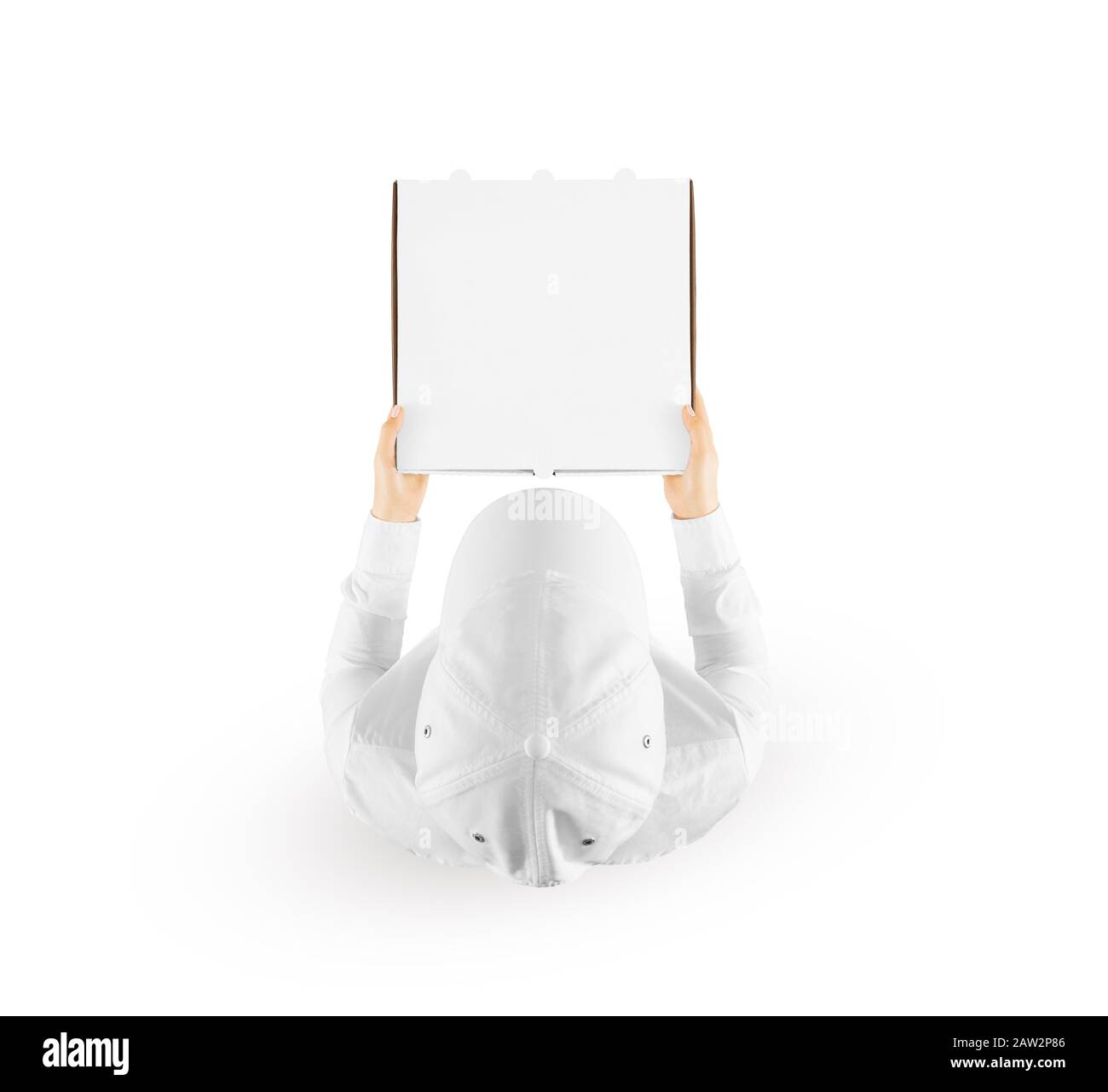 Hand top view isolated hi-res stock photography and images - Alamy