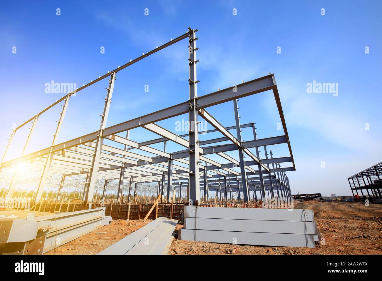 The steel structure Stock Photo - Alamy
