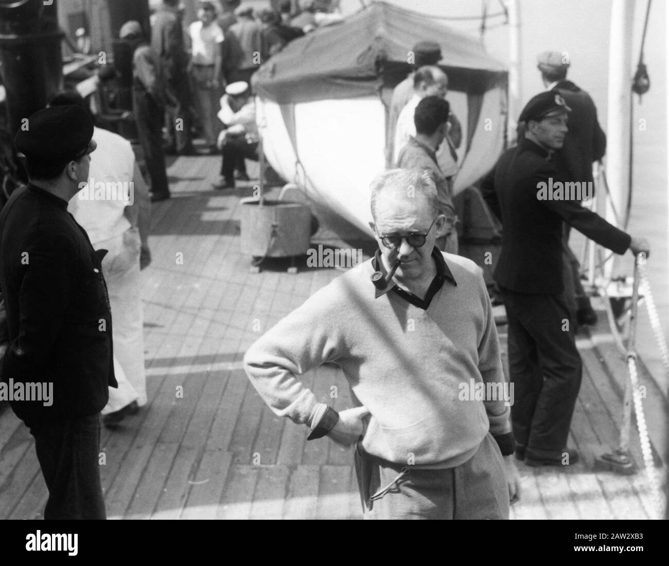 Director JOHN FORD and Assistant Director WINGATE SMITH ( with balding ...