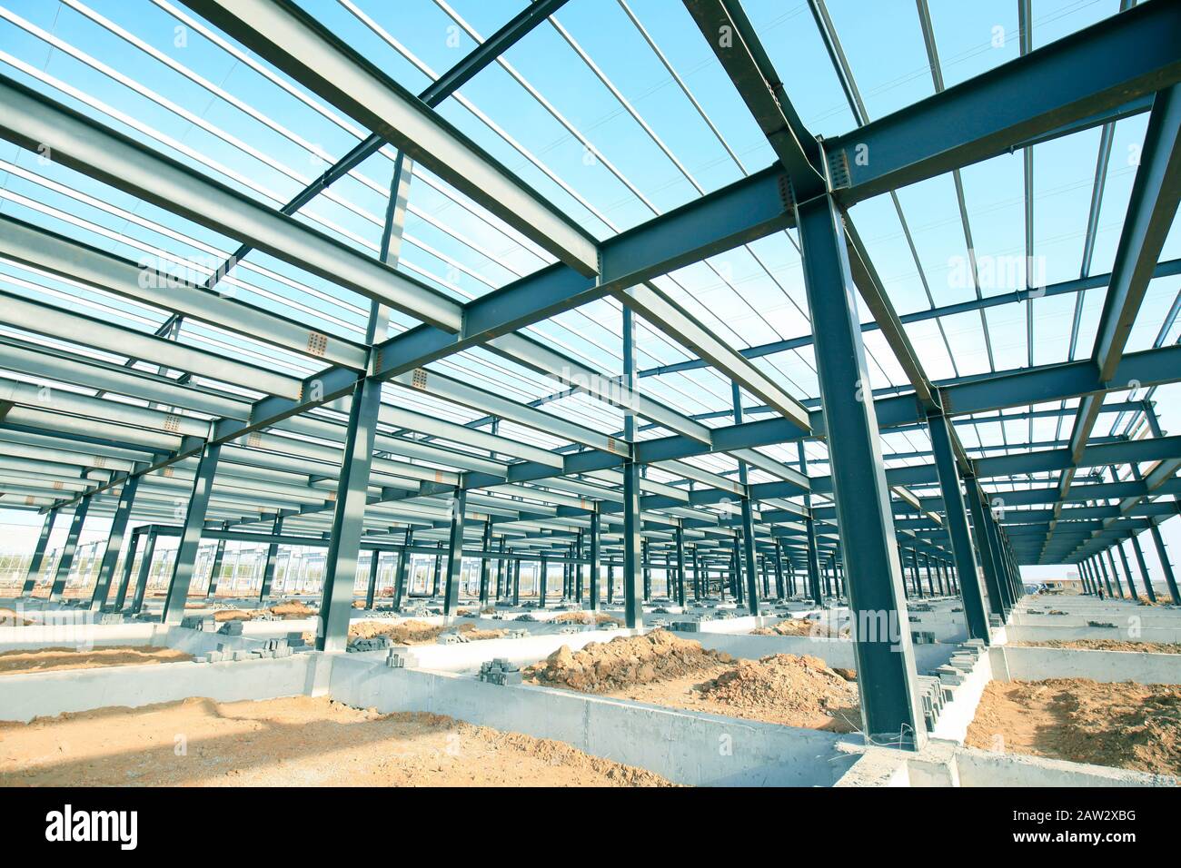 The steel structure Stock Photo - Alamy