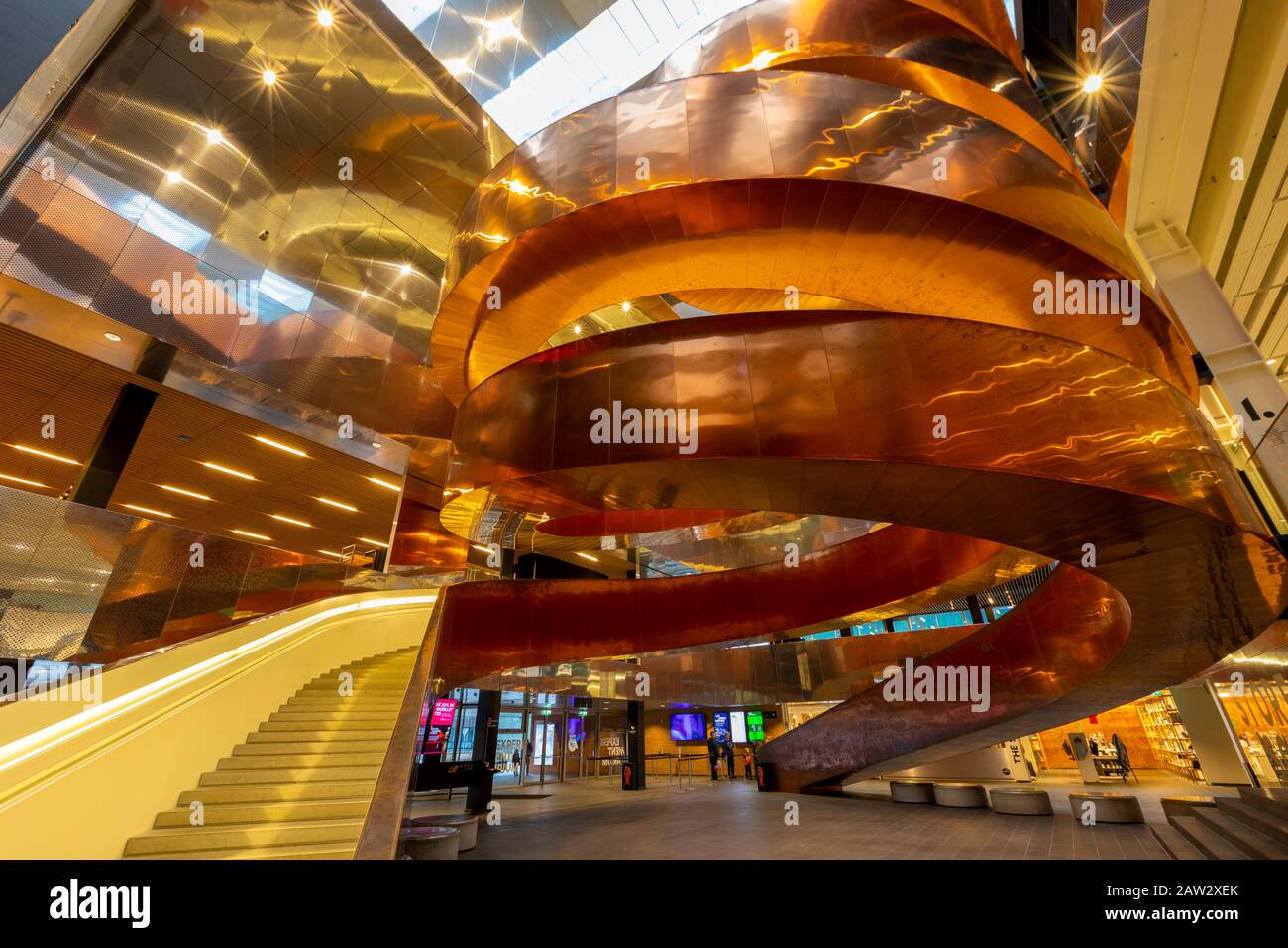 Staircase at Experimentarium, Tuborg Harbour, Hellerup, Copenhagen ...