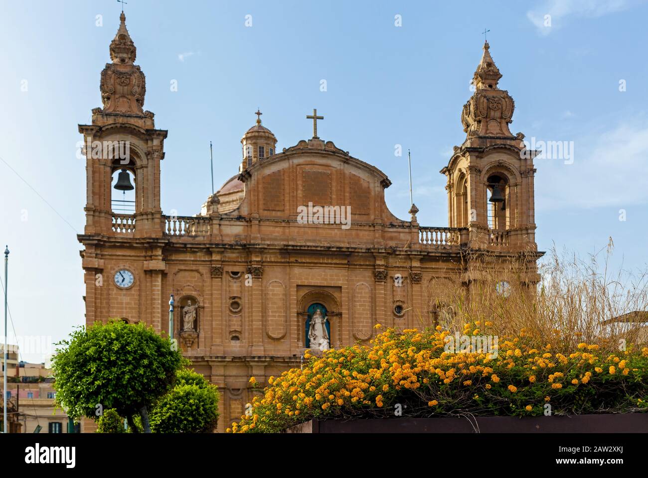 Msida parish church hi-res stock photography and images - Alamy