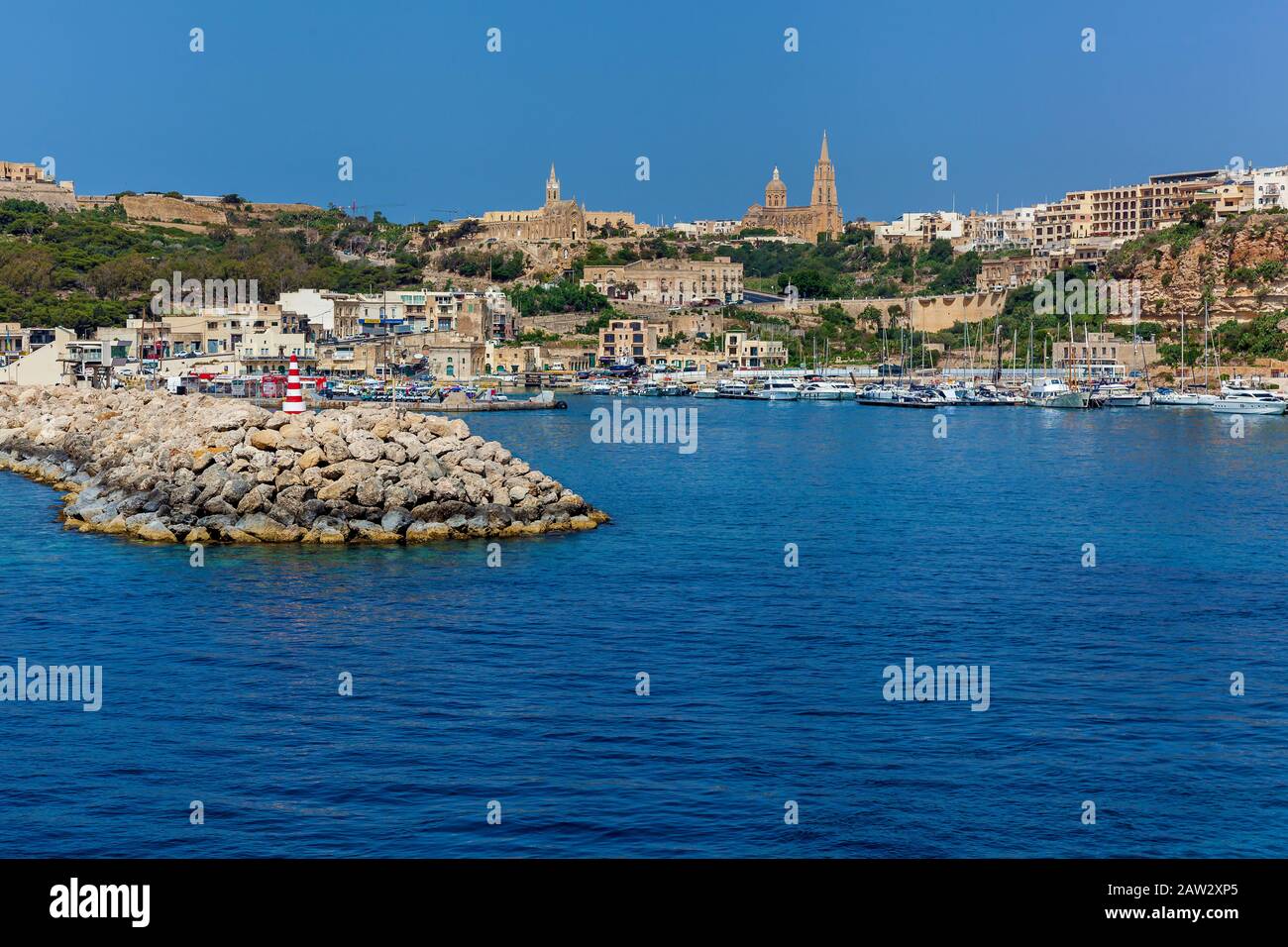 A beautiful coastal city with traditional buildings and landmarks ...