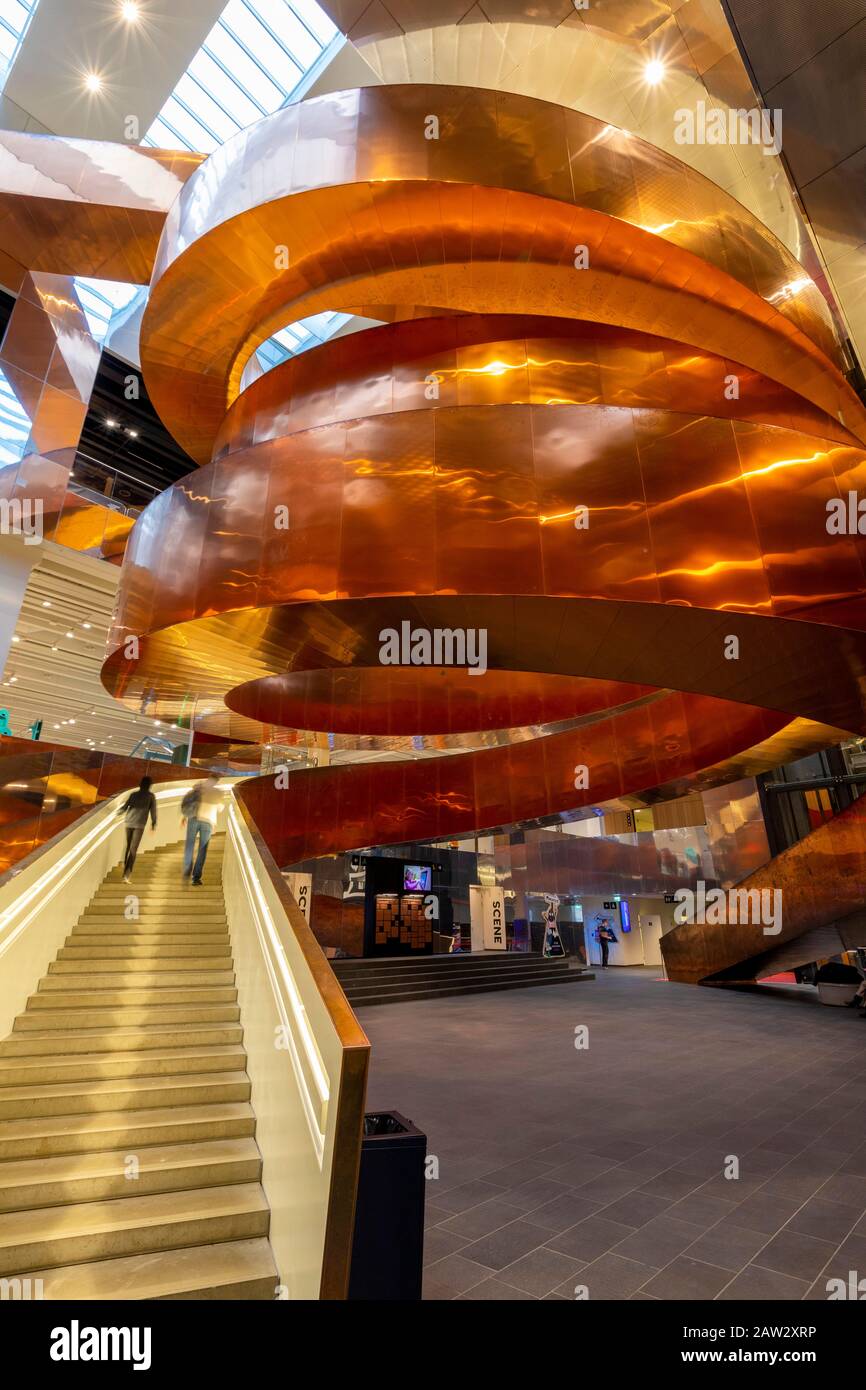 Staircase at Experimentarium, Tuborg Harbour, Hellerup, Copenhagen ...