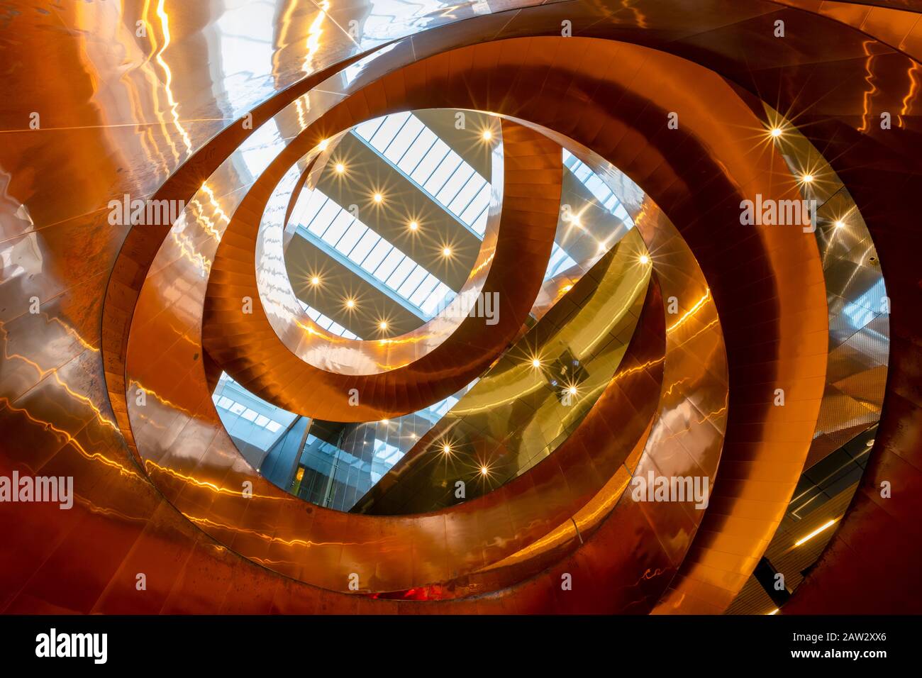 Staircase at Experimentarium, Tuborg Harbour, Hellerup, Copenhagen ...