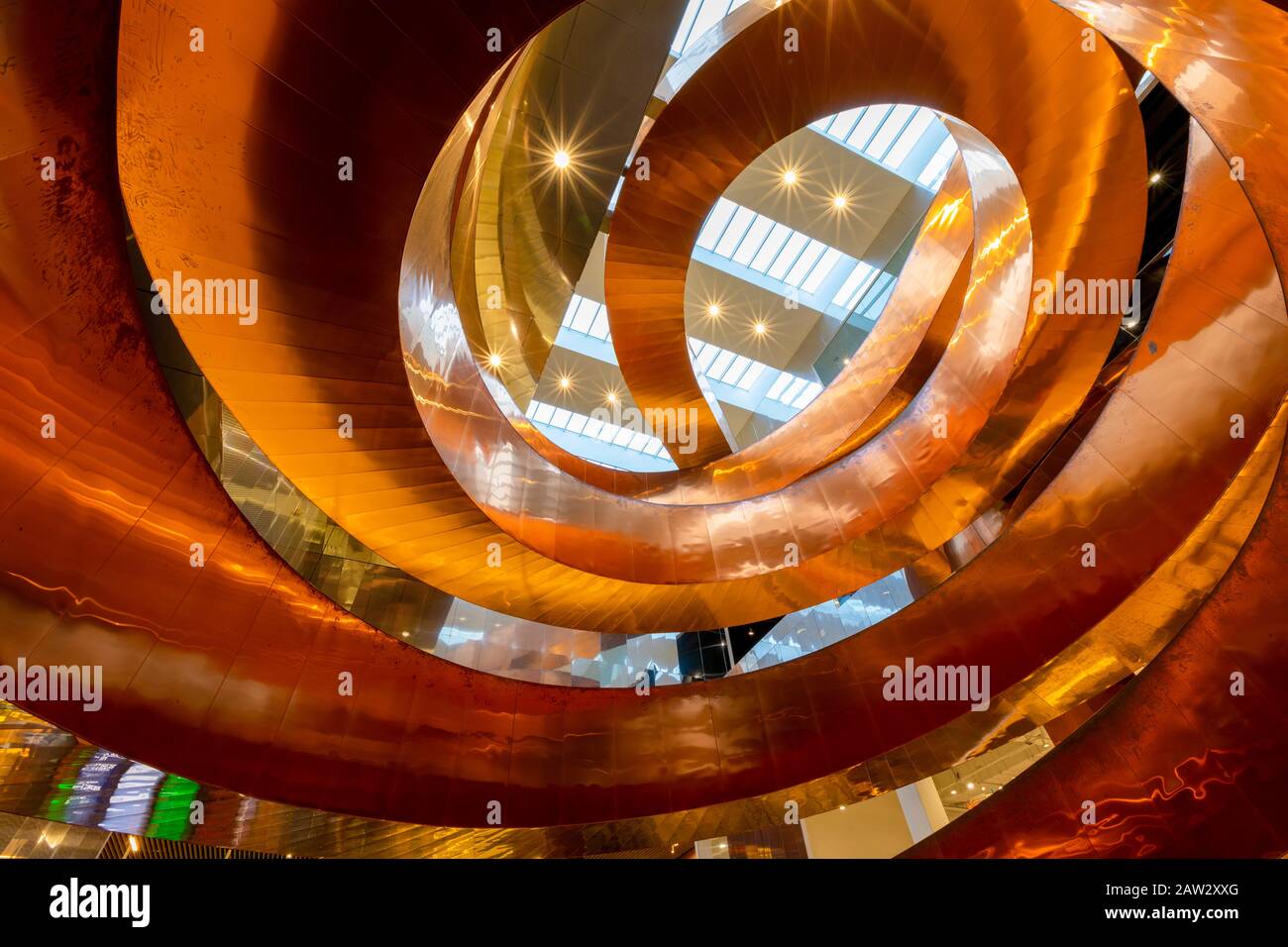 Staircase at Experimentarium, Tuborg Harbour, Hellerup, Copenhagen ...