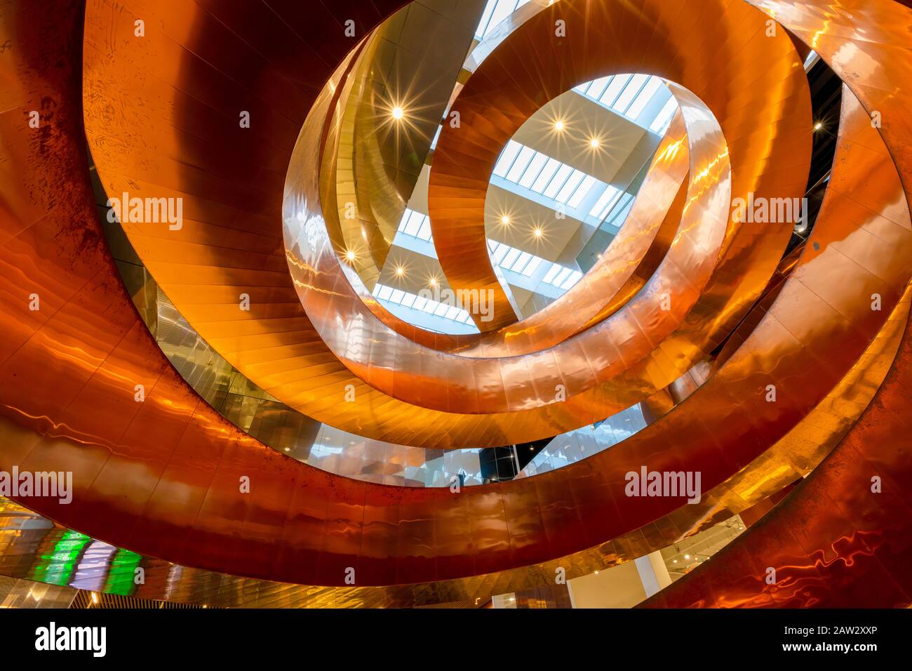 Staircase at Experimentarium, Tuborg Harbour, Hellerup, Copenhagen ...
