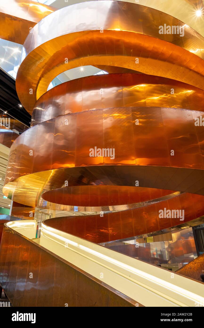 Staircase at Experimentarium, Tuborg Harbour, Hellerup, Copenhagen ...