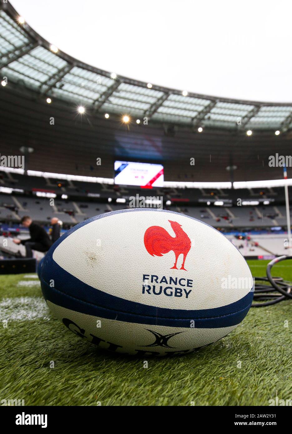 General View of France Rugby Match Balls at The Stade de France France ...