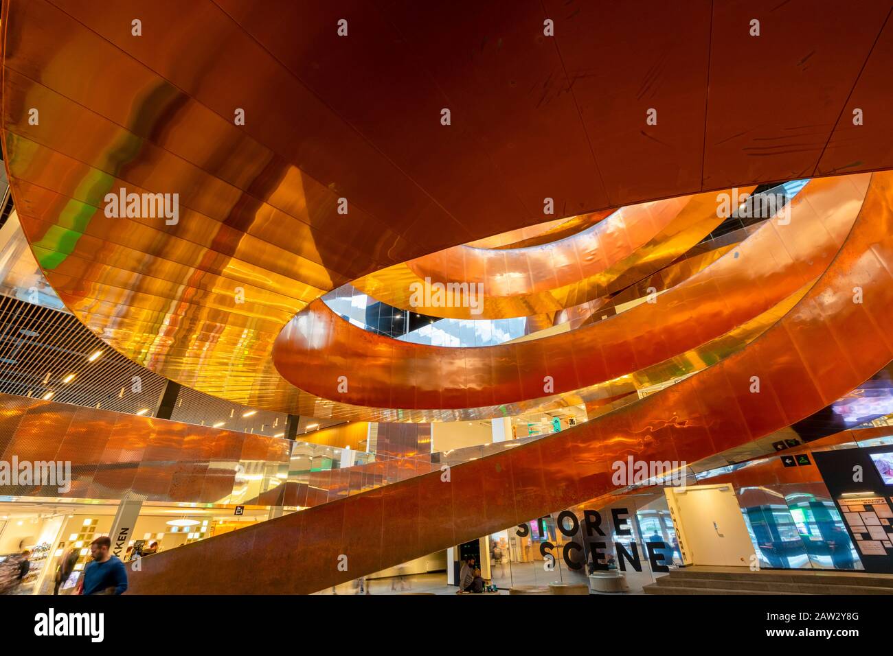 Staircase at Experimentarium, Tuborg Harbour, Hellerup, Copenhagen ...