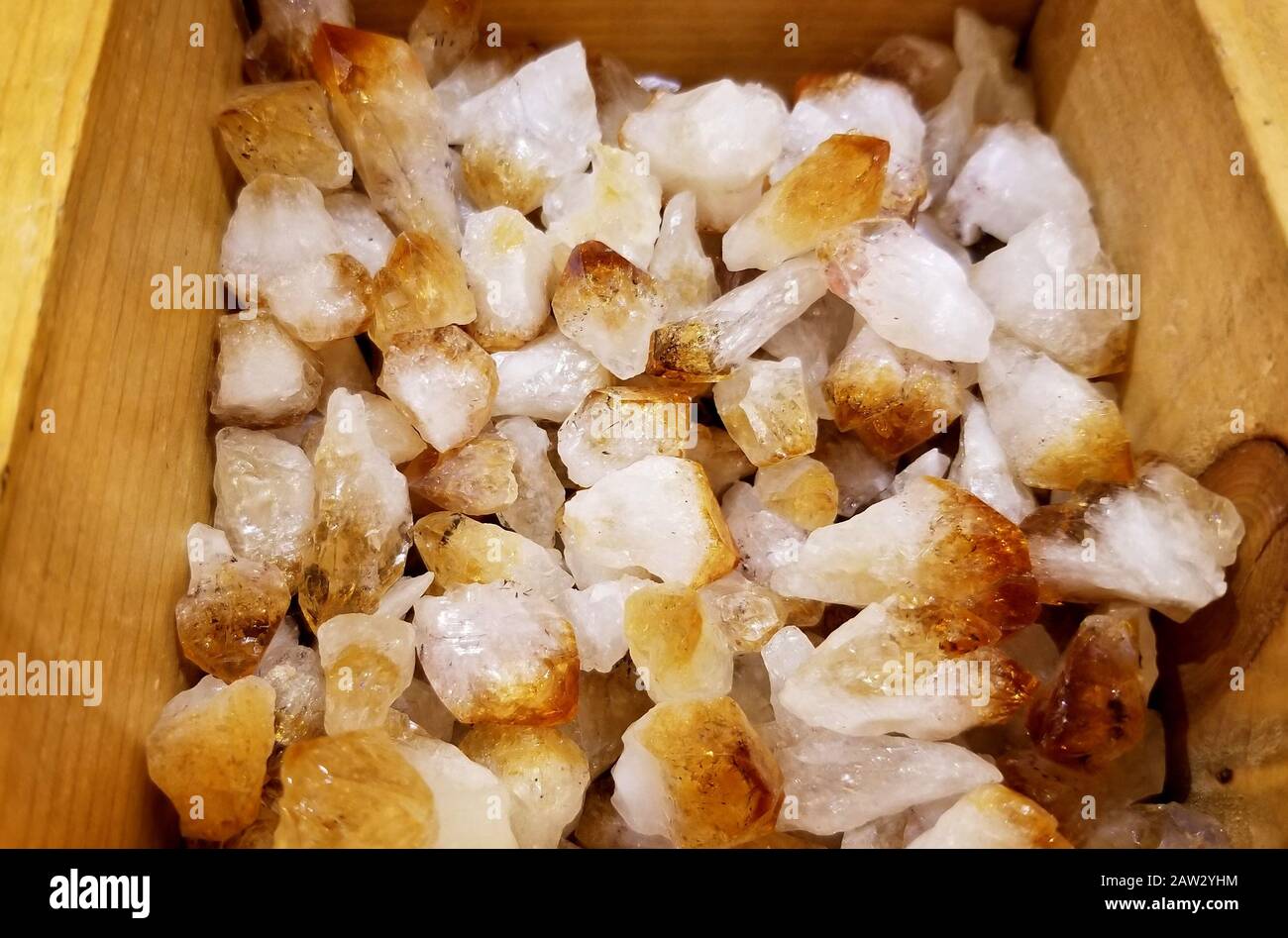 A pile of beautiful Citrine Brazil natural stones Stock Photo - Alamy