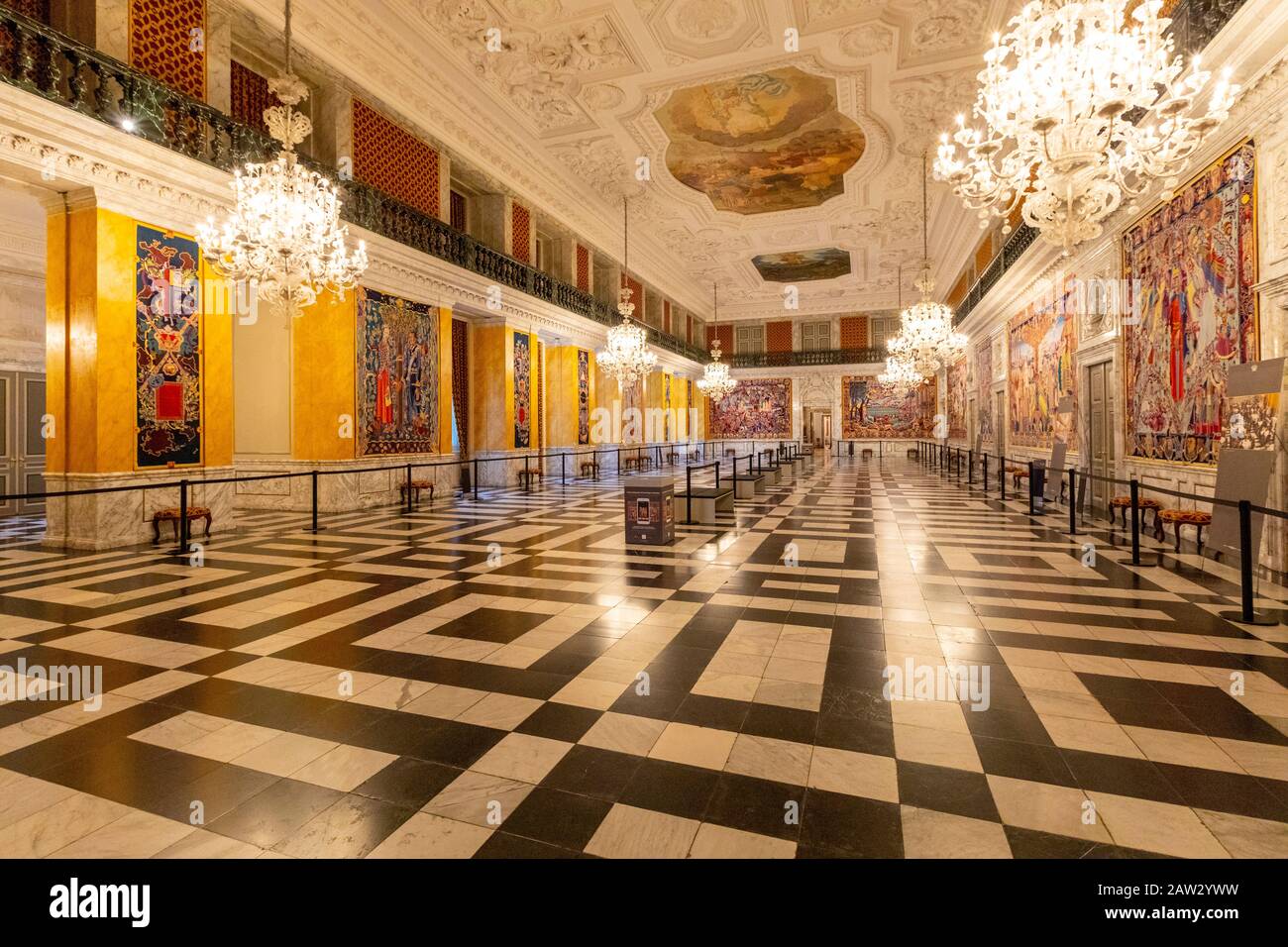 The Great Hall, The Royal Reception Rooms, Christiansborg Palace ...