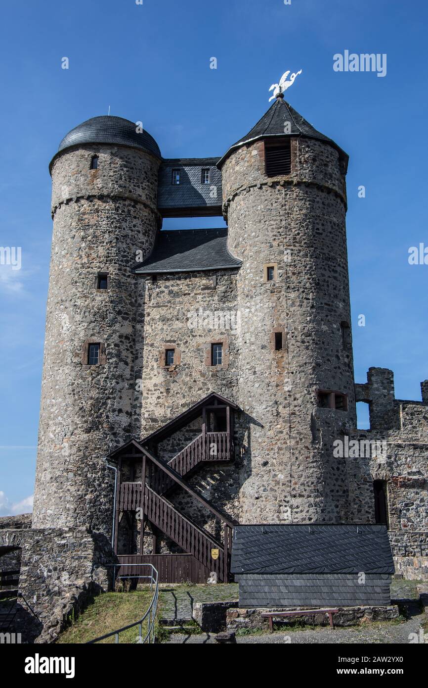 Greifenstein Best preserved castle in Germany Stock Photo - Alamy