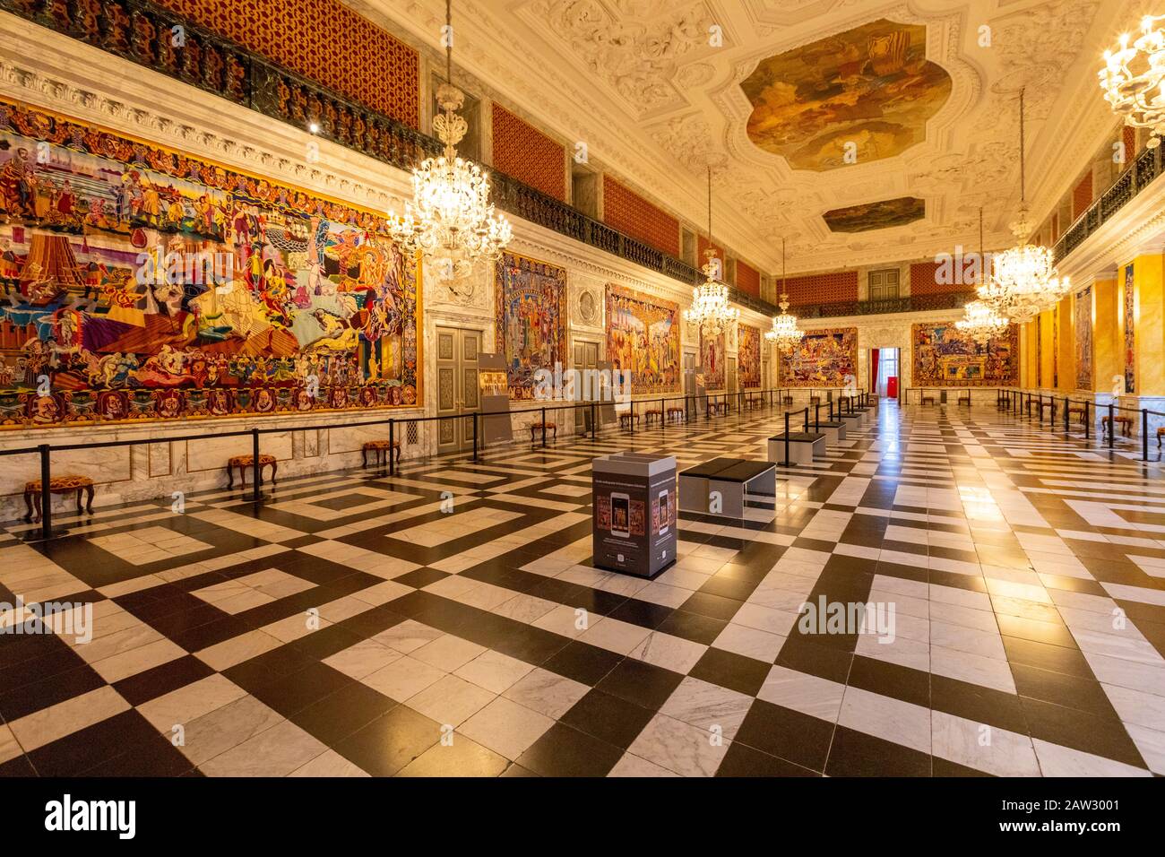 The Great Hall, The Royal Reception Rooms, Christiansborg Palace ...