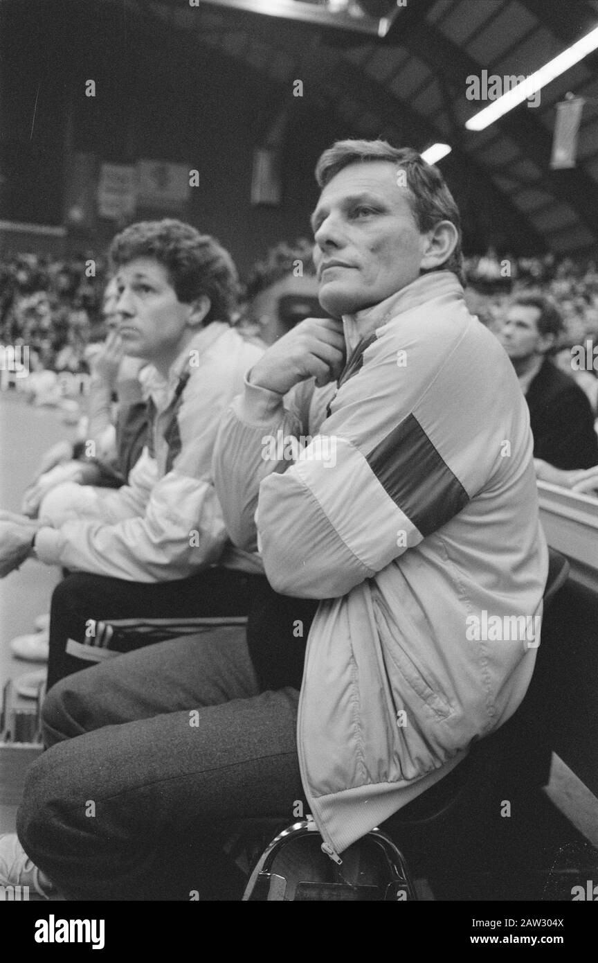Pre olympic volleyball tournament Black and White Stock Photos & Images ...