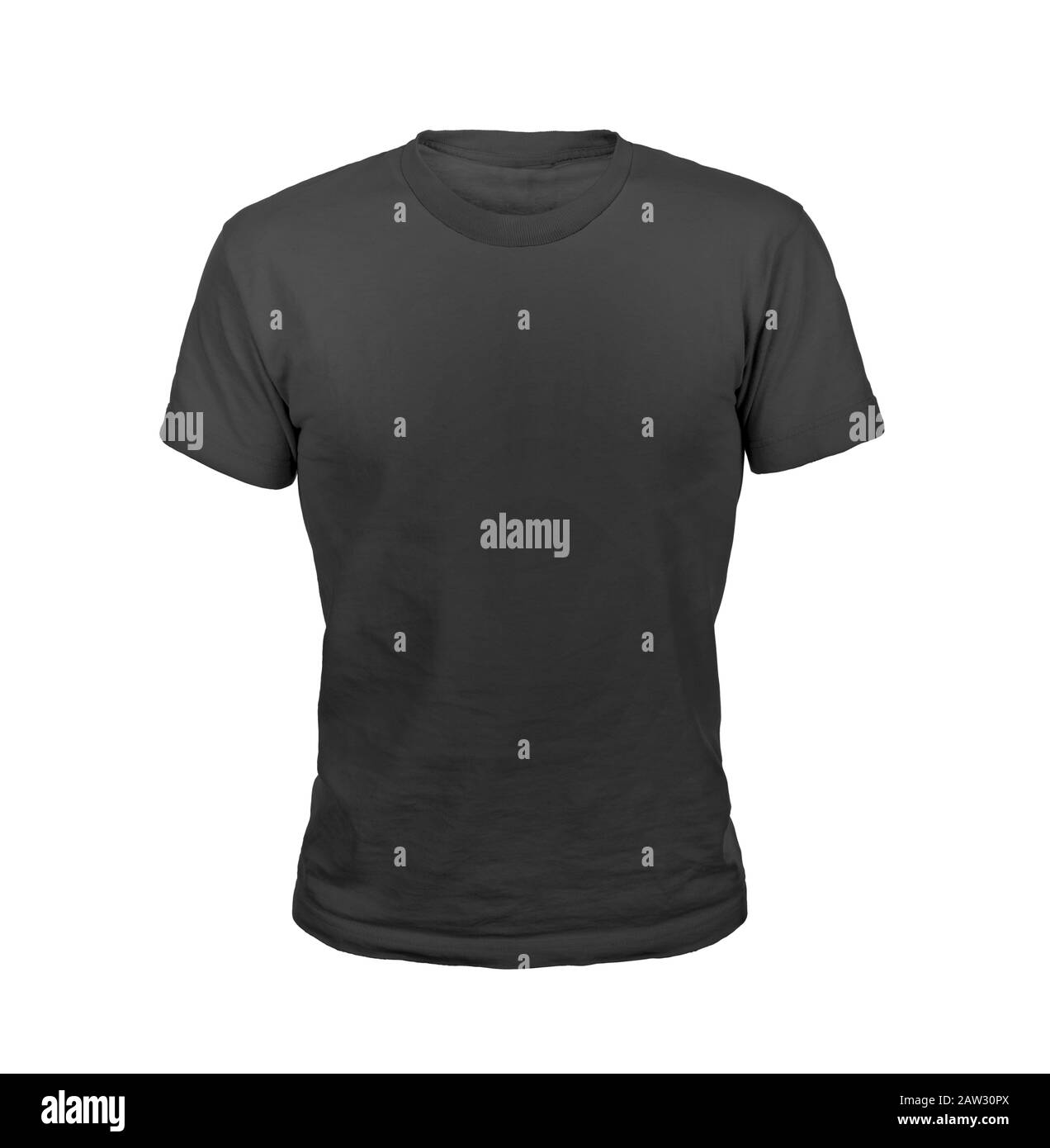 Black t shirt white background Black and White Stock Photos & Images ...
