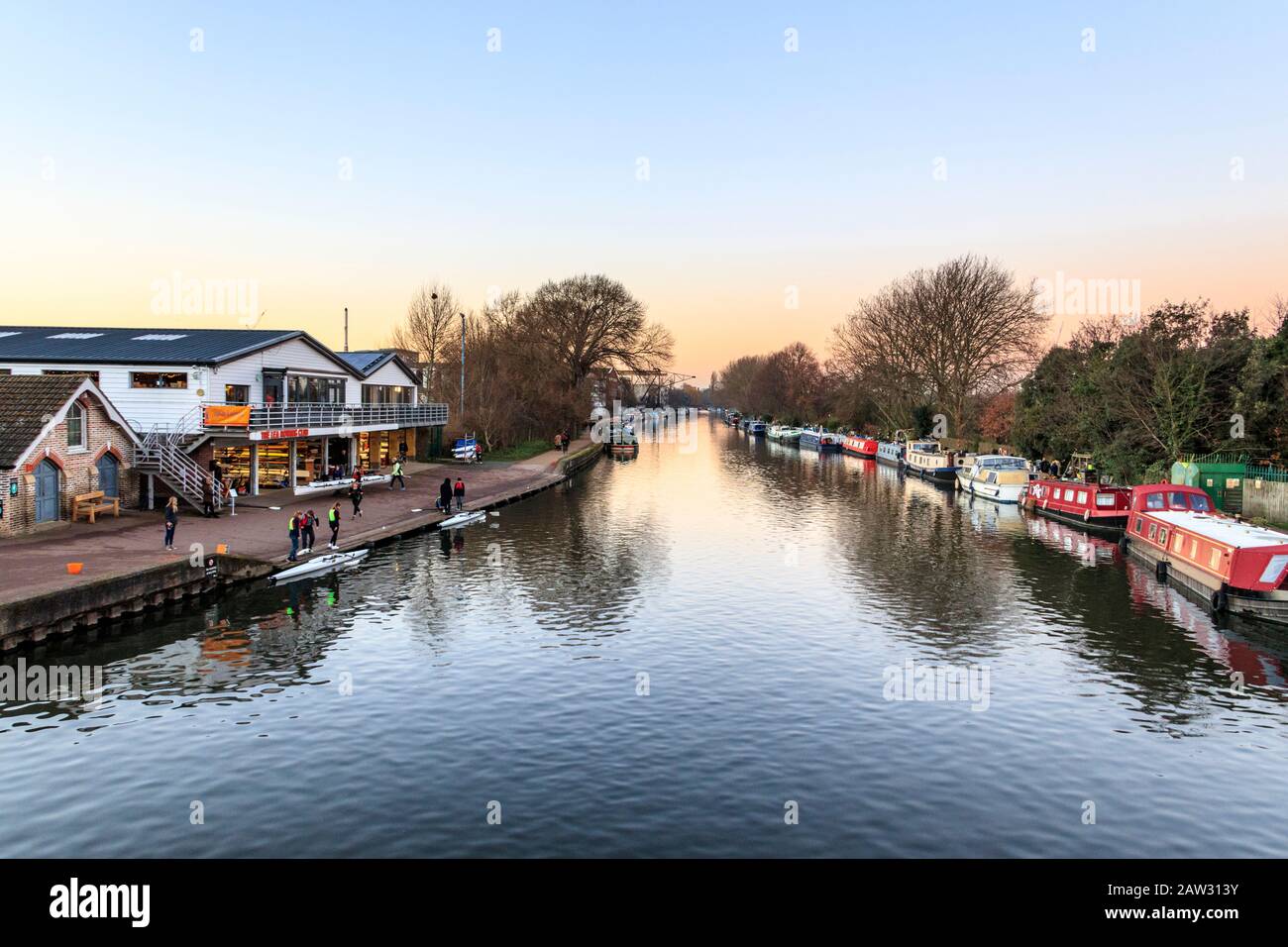Walthamstow marshes bridge hi-res stock photography and images - Alamy