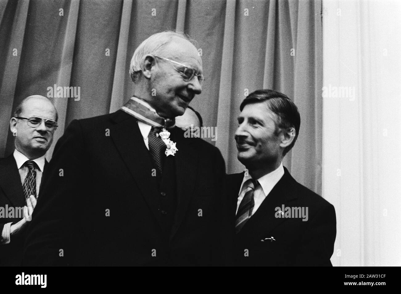 Farewell parliament chairman Foundling in the Knights Premier van Agt ...