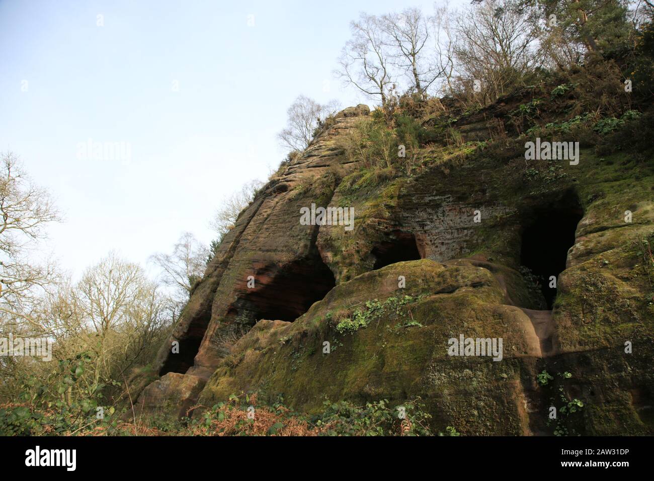 Rock caves kinver hi-res stock photography and images - Alamy