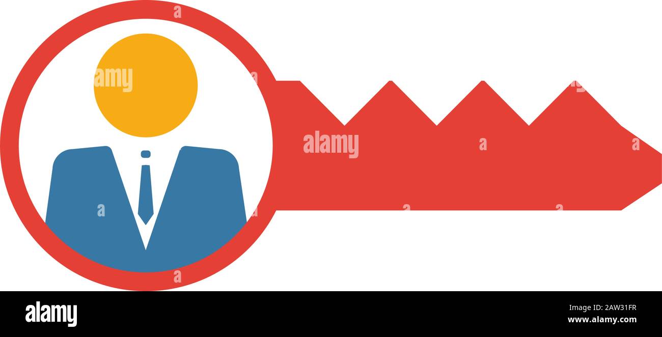Key Person icon. Simple element from human resources icons collection ...