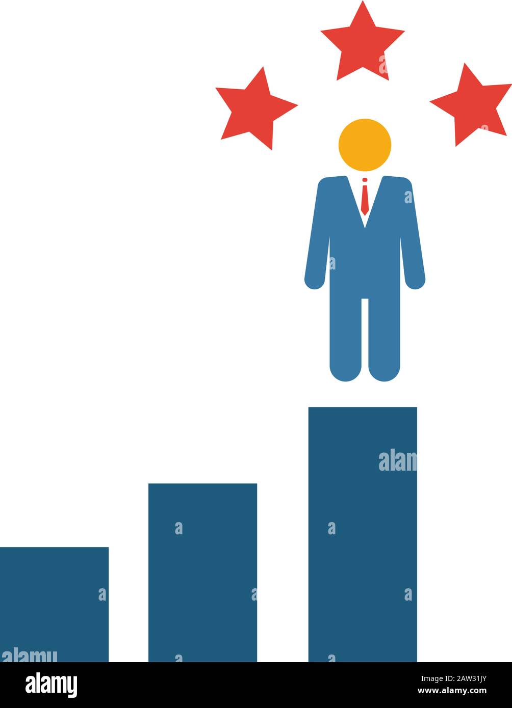 Career Growth icon. Simple element from human resources icons ...