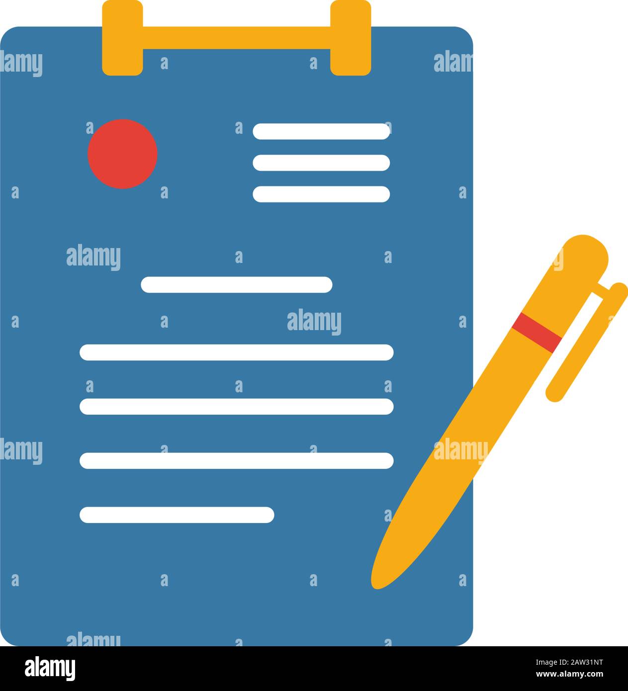 Contract icon. Simple element from human resources icons collection ...