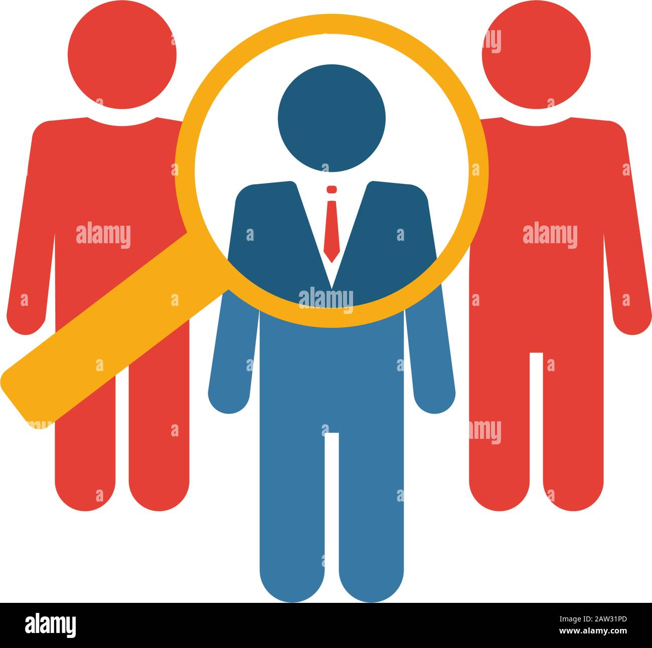 Selection icon. Simple element from human resources icons collection ...