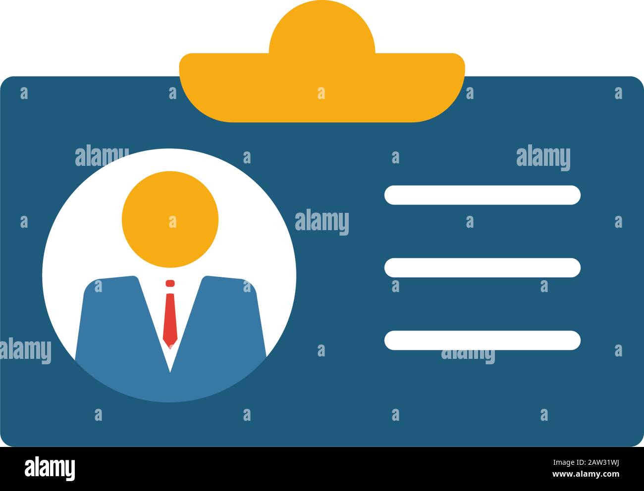 Business Profile icon. Simple element from human resources icons ...