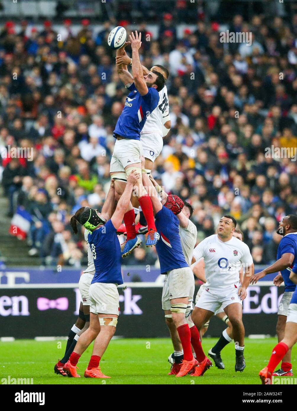 Charles Ollivon (Captain) of France beats Lewis Ludlam of England to ...