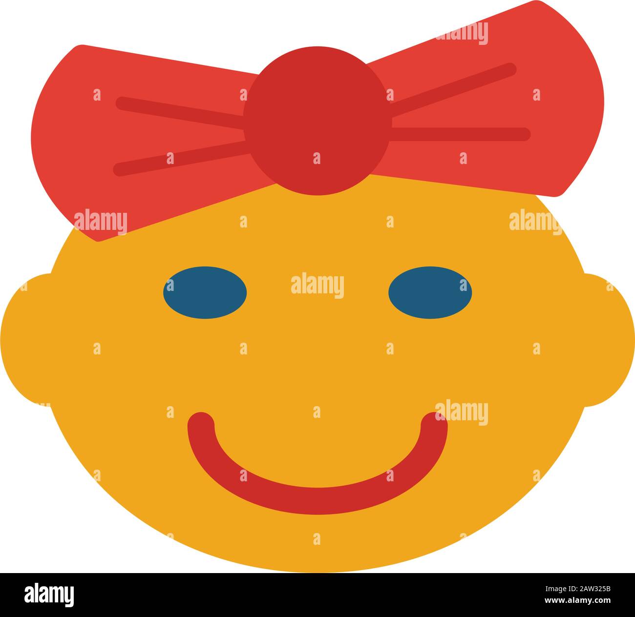 Baby Girl icon. Simple element from baby things icons collection ...