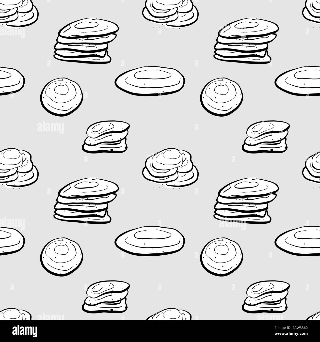 Aish Merahrah seamless pattern greyscale drawing. Useable for wallpaper ...