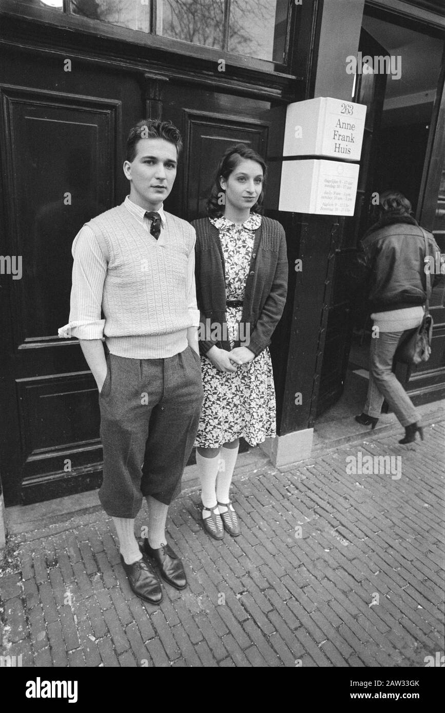 Anne Frank And Peter In The Movie