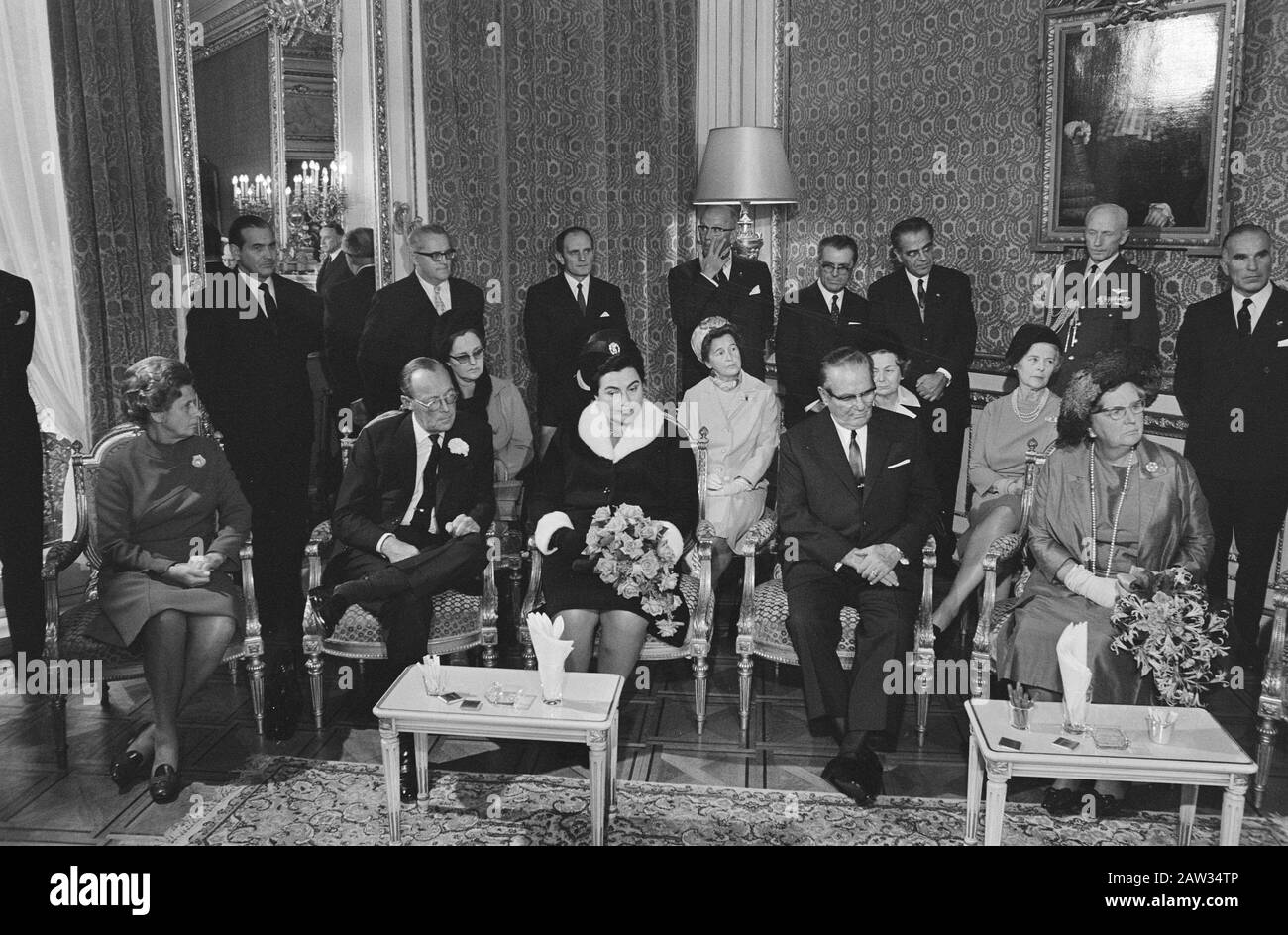 President Tito visits with his wife, the official residence of Mayor ...
