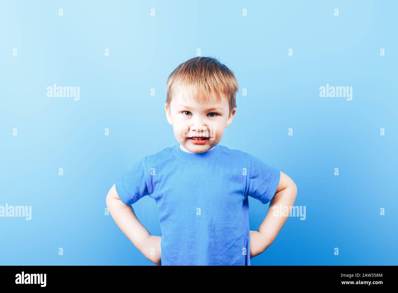Boy looking up angry Stock Photo - Alamy