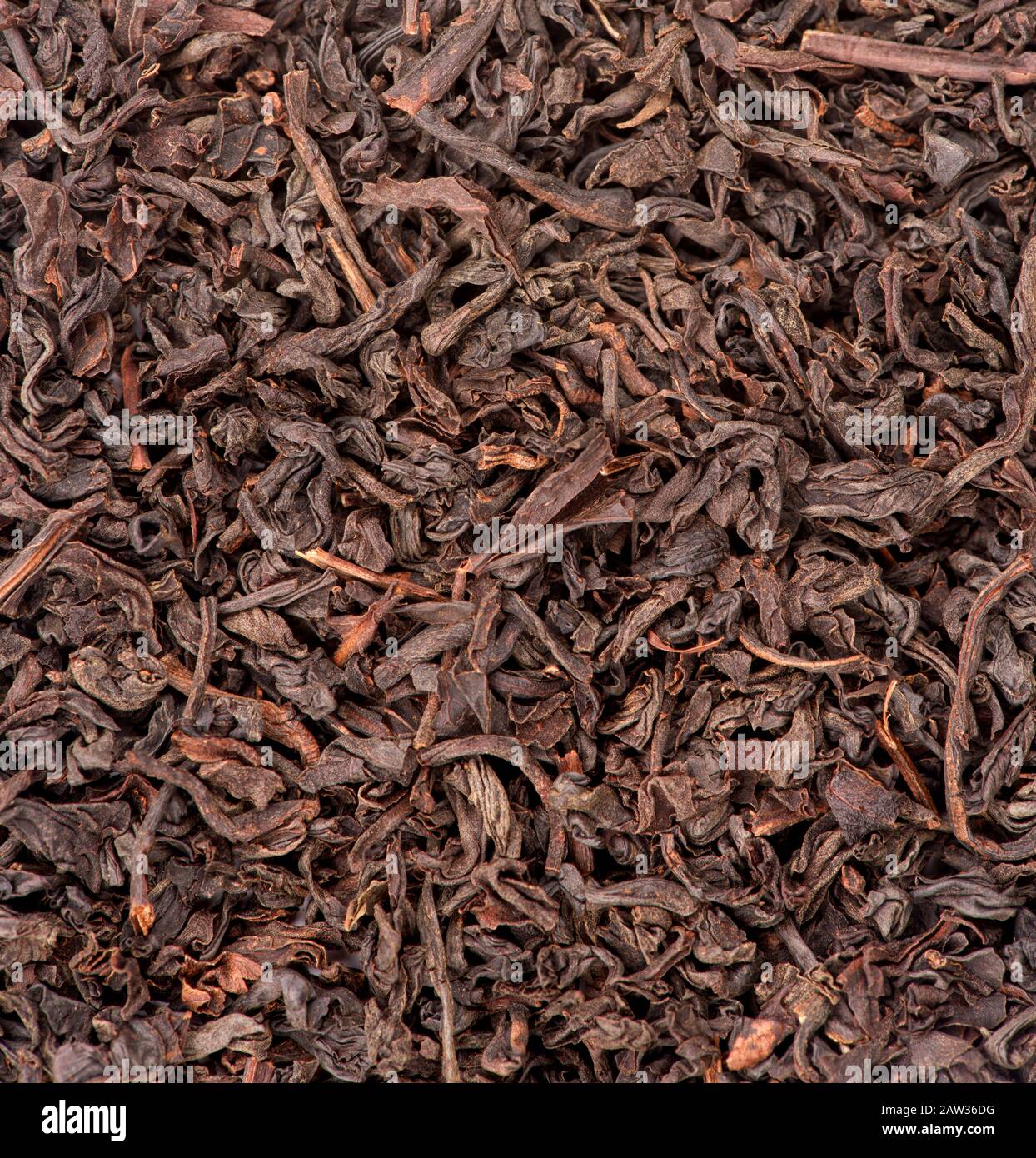 Loose tea leaves useful as a background Stock Photo - Alamy