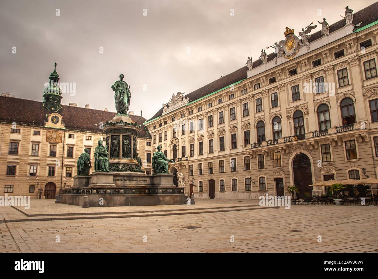 The statue of Emperor Francis I. (in German: Kaiser Franz l. Denkmal ...
