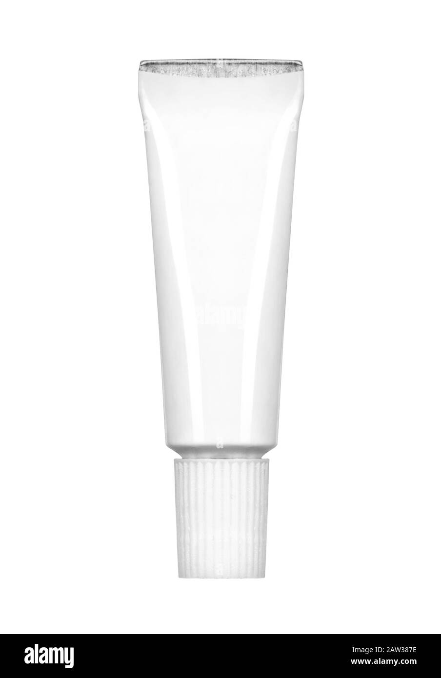 White tube isolated on white background Stock Photo - Alamy