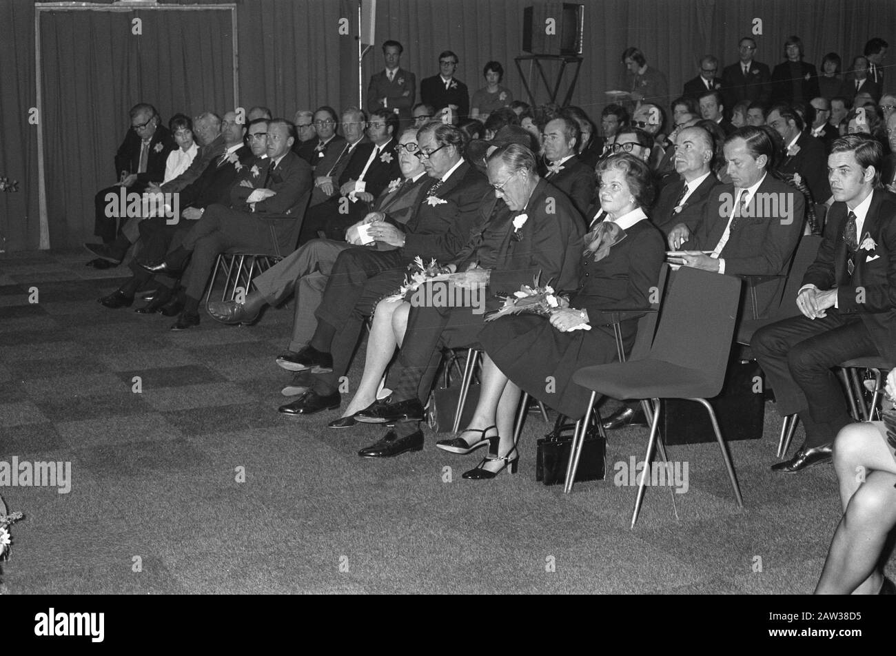 Prince Bernhard opens new Merck building, Scharp and Dohme Haarlem Date ...