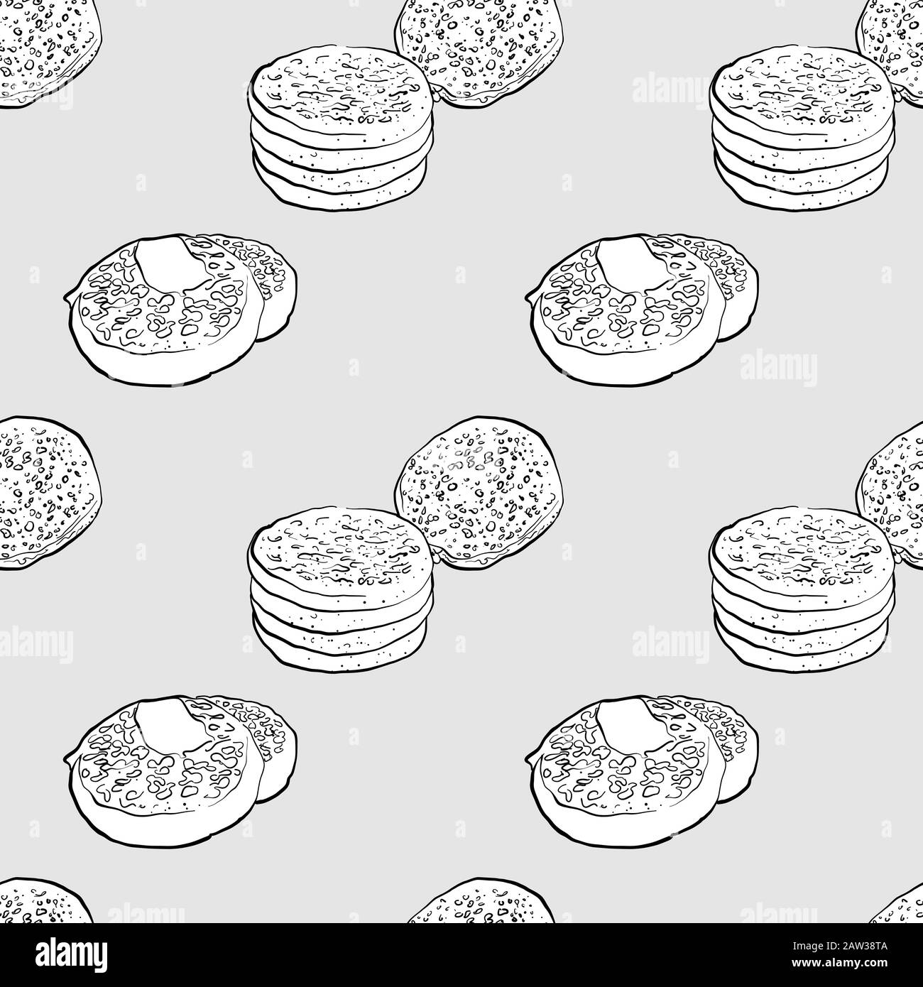 Crumpet Black and White Stock Photos & Images - Alamy