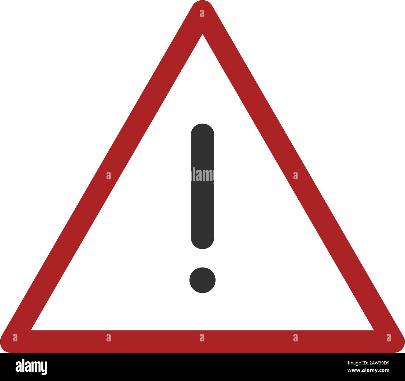 Hazard warning attention sign. Caution icon, safety instructions. Stock ...
