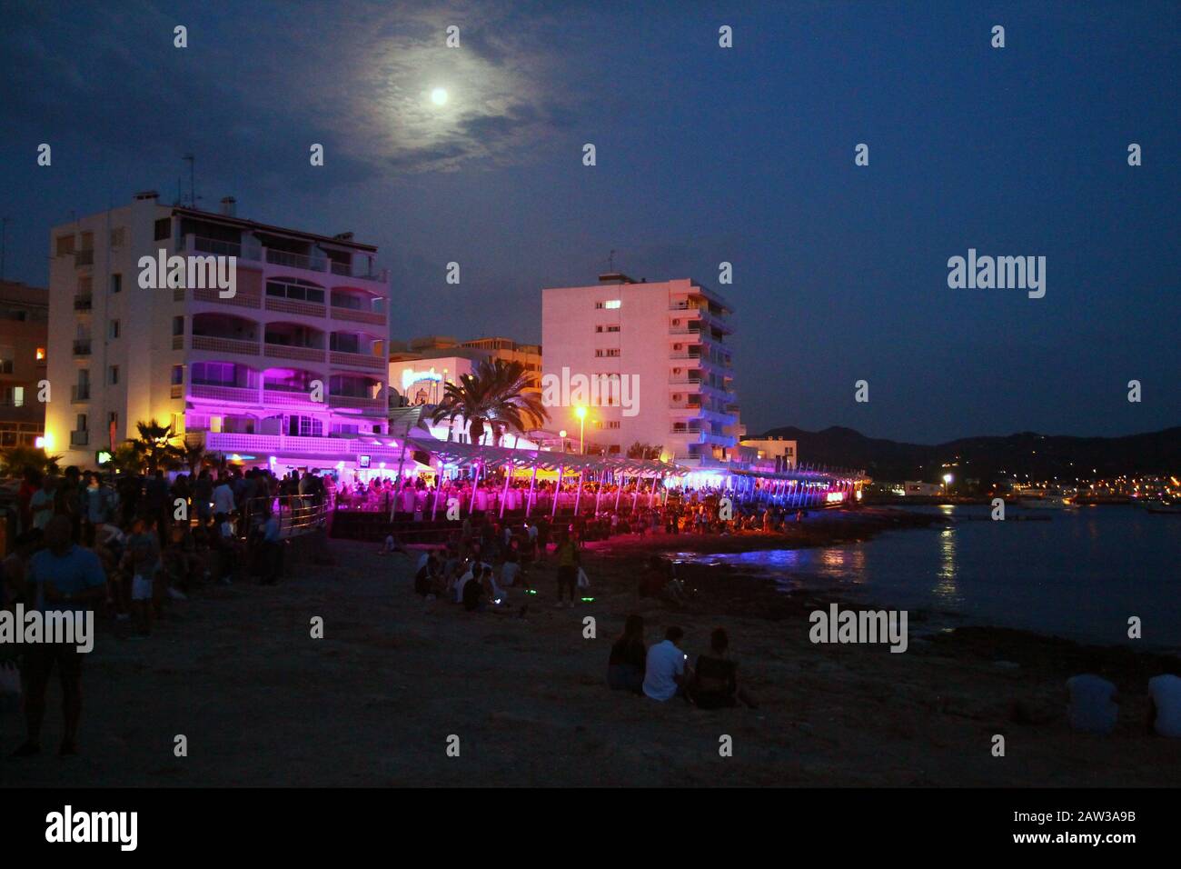 Ibiza beach club dj hi-res stock photography and images - Alamy
