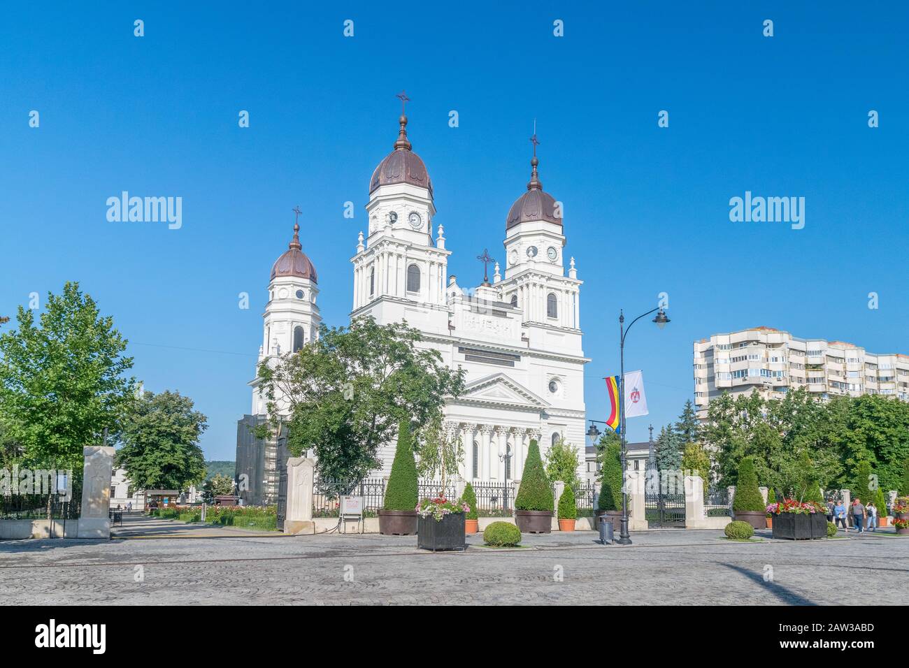 Iasi, Romania - August 6, 2019: The Metropolitan Cathedral in Iasi ...