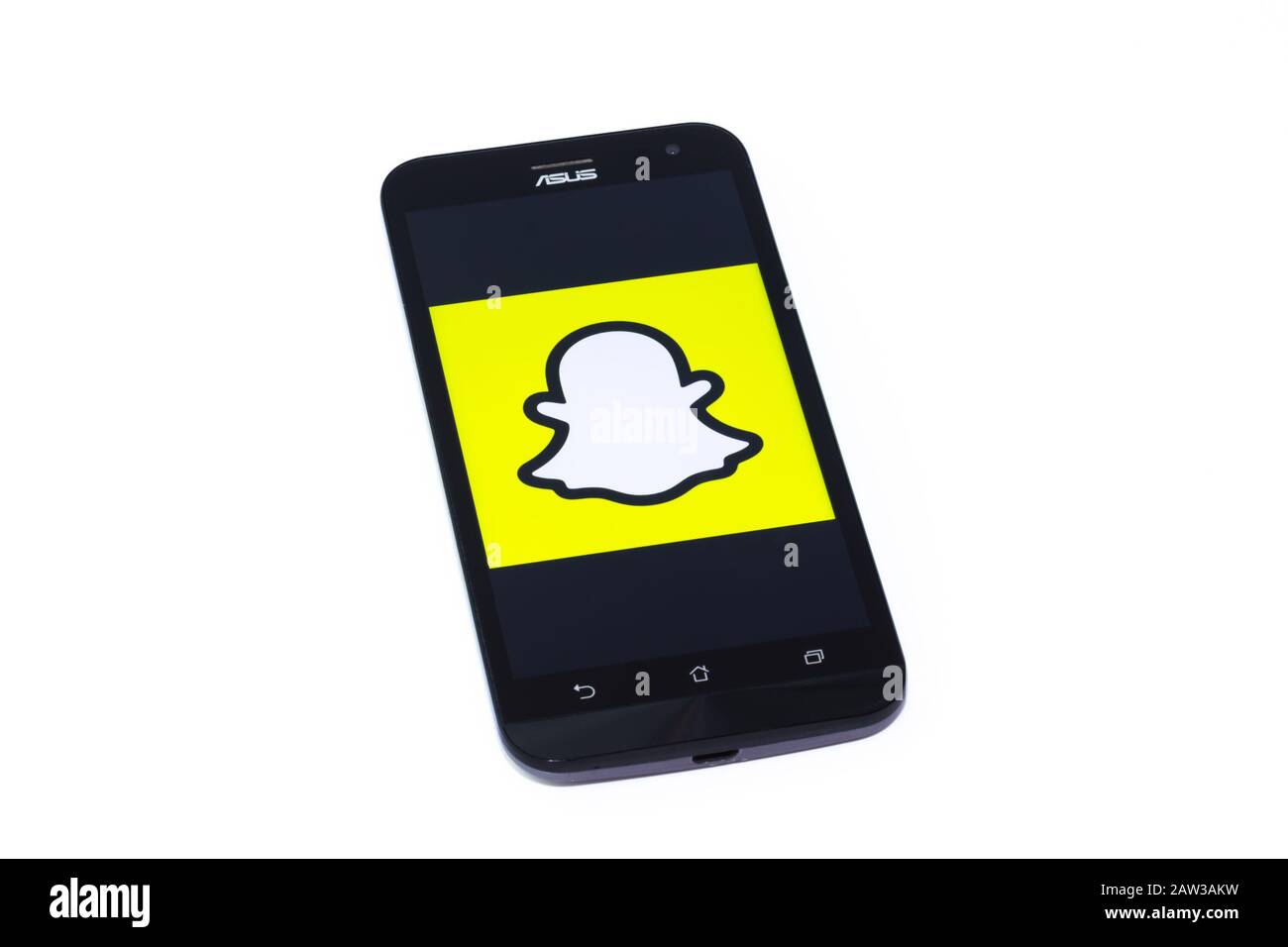 Snapchat logo Cut Out Stock Images & Pictures - Alamy