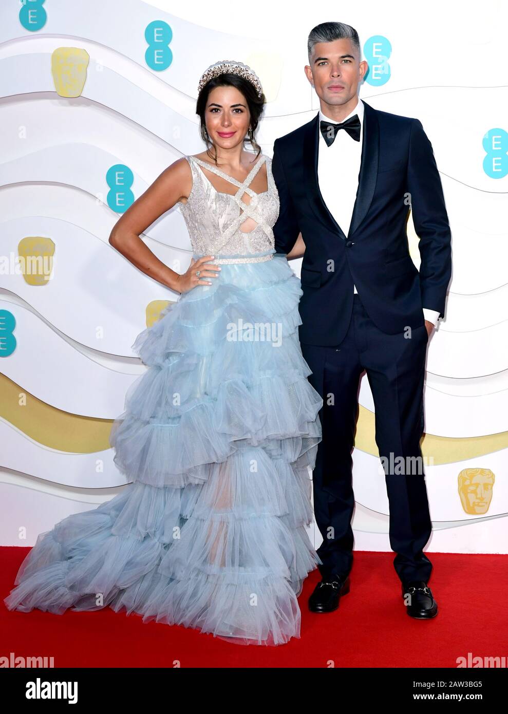 Nurce Erben and Rayer Van Ristell attending the 73rd British Academy ...