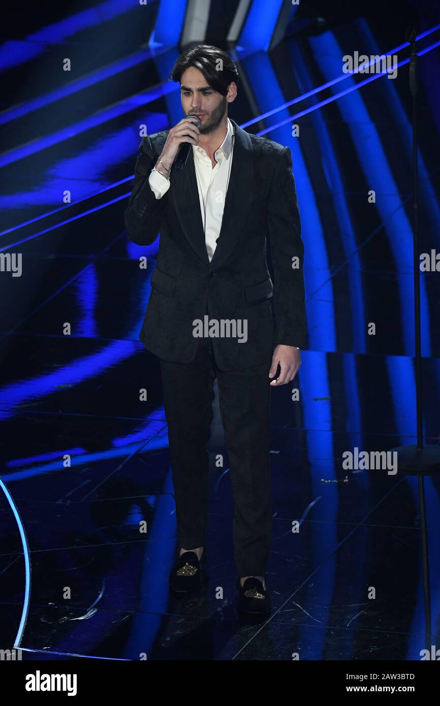 Sanremo, 70th Italian song festival 2020. First evening. In the photo ...