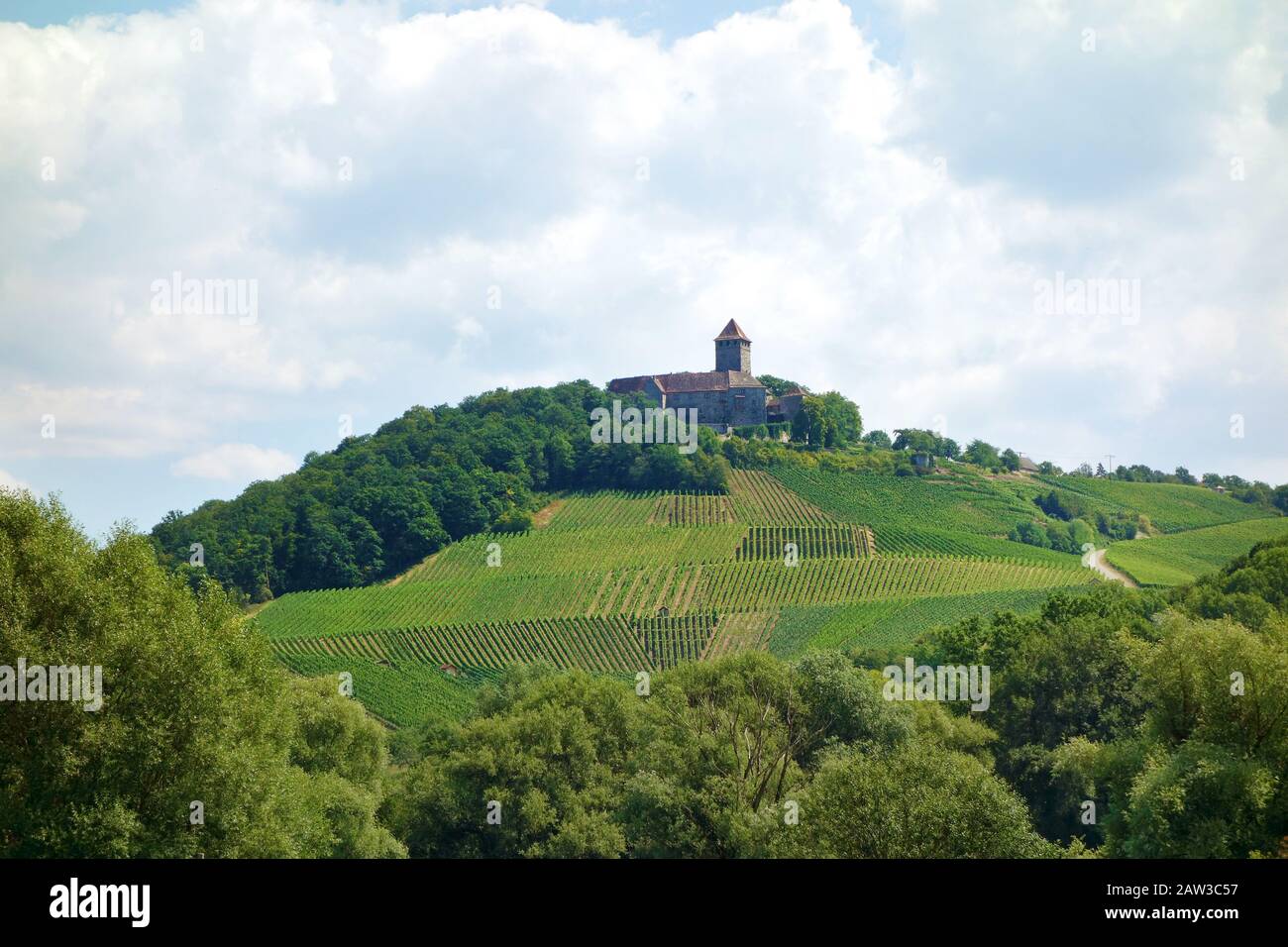 Castle Lichtenberg in Oberstenfeld Stock Photo - Alamy